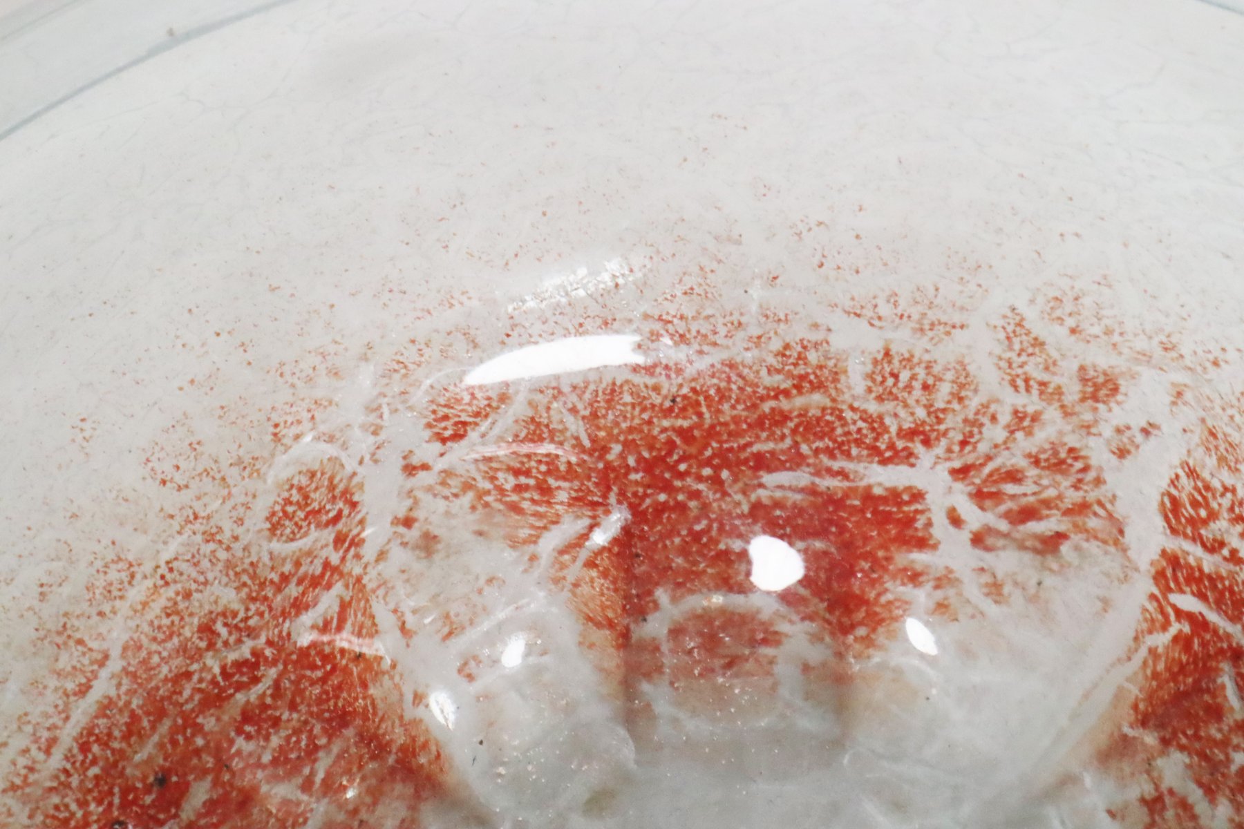 Large Bauhaus Art Deco Glass Bowl by Karl Wiedmann for WMF Ikora, 1930s ...