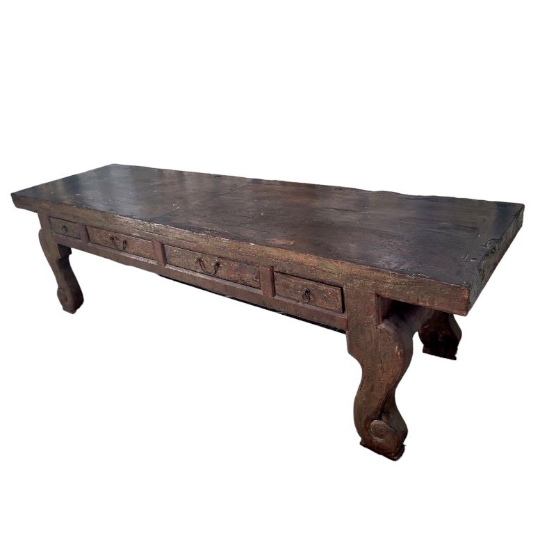 Large Ceremonial Table with Drawers on the Wist for sale at Pamono