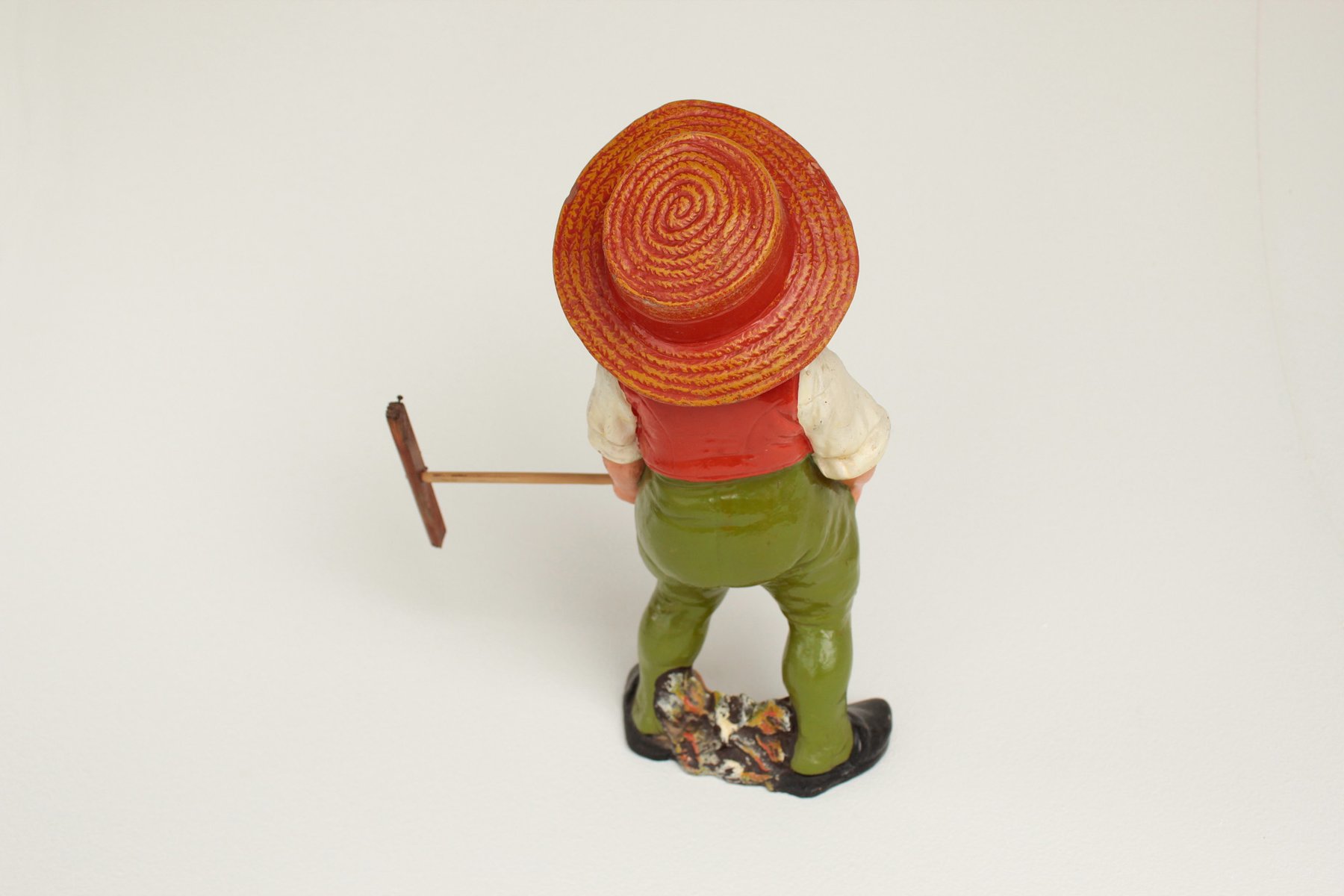 Large Garden Figure of Gardener by August Heissner, 1940s for sale at ...