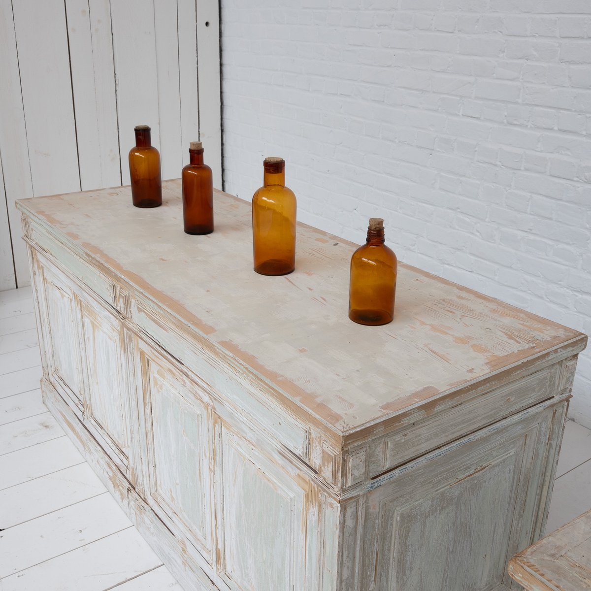 French Wooden Counters, 1930, Set of 2 for sale at Pamono