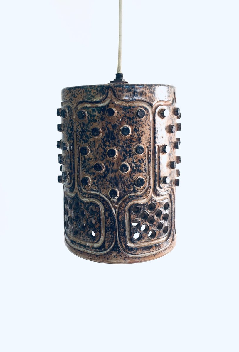 Axella Ceramic Pendant Lamp by Helleroe Keramik, Denmark, 1960s for ...