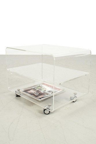 Acrylic Glass Trolley, 1990s for sale at Pamono