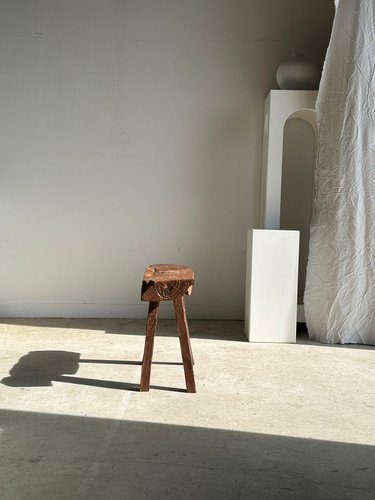 Small Organic Quadripod Bench in Upcycled Asian Teak, Sungai for sale ...