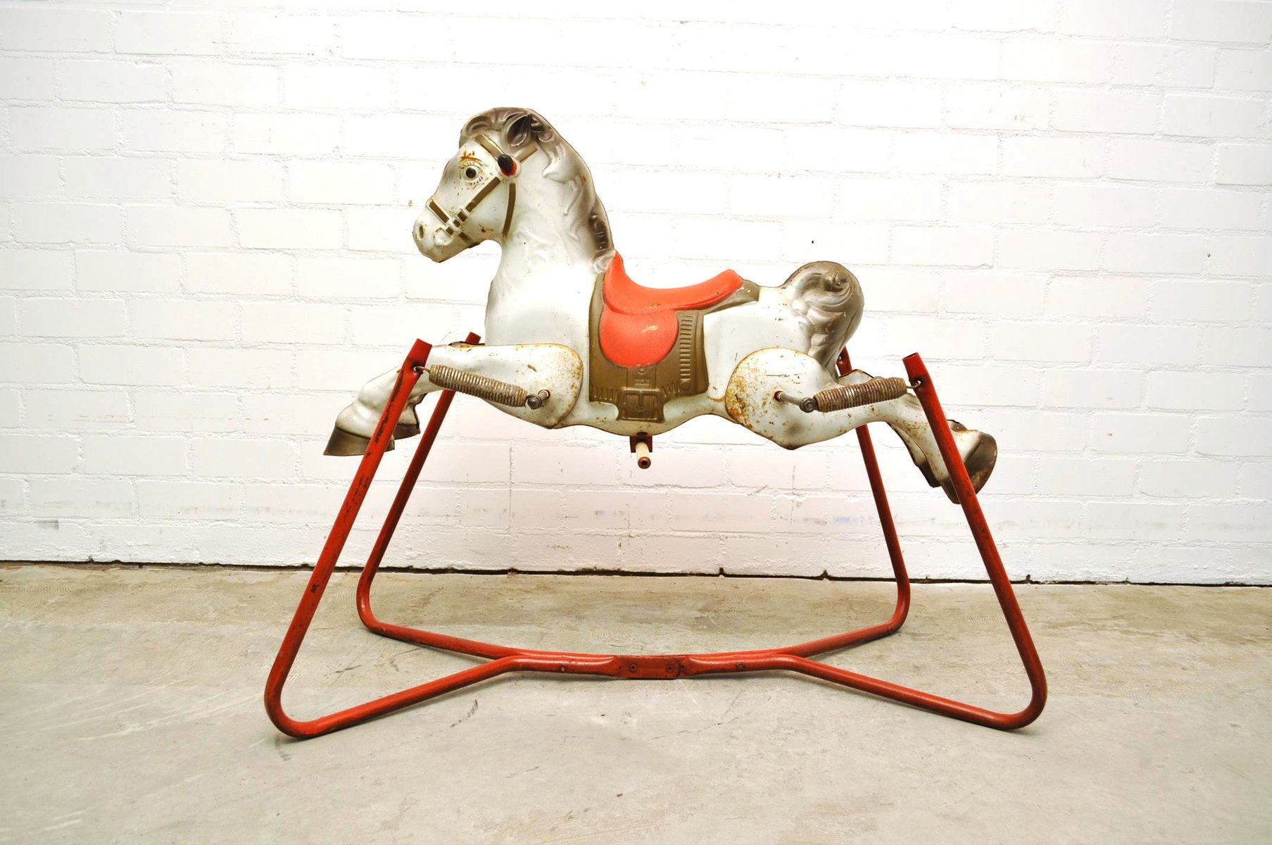 Vintage Childrens Rocking Horse by Mobo, 1950s for sale at Pamono