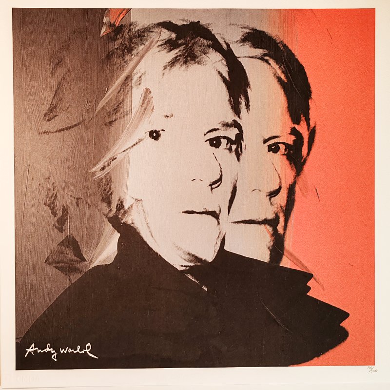 Andy Warhol, Self-Portrait, Lithograph, 1980s for sale at Pamono