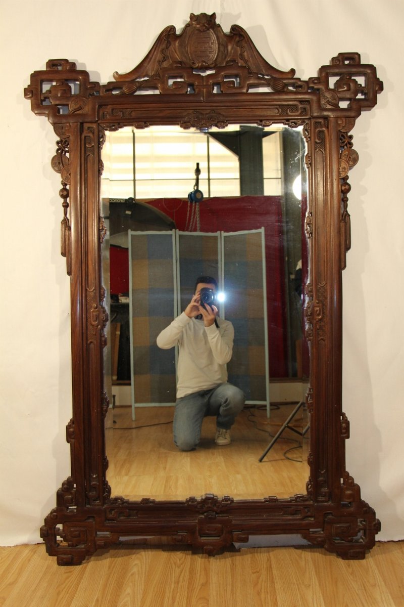 Large Late 19th Century Japanese Mirror attributed to Viardot, 1890s ...