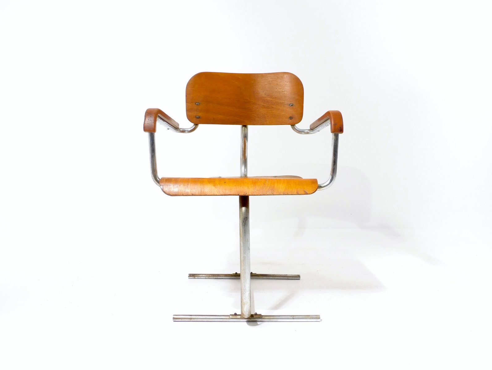 Vintage Bauhaus Tubular Steel Chair for sale at Pamono
