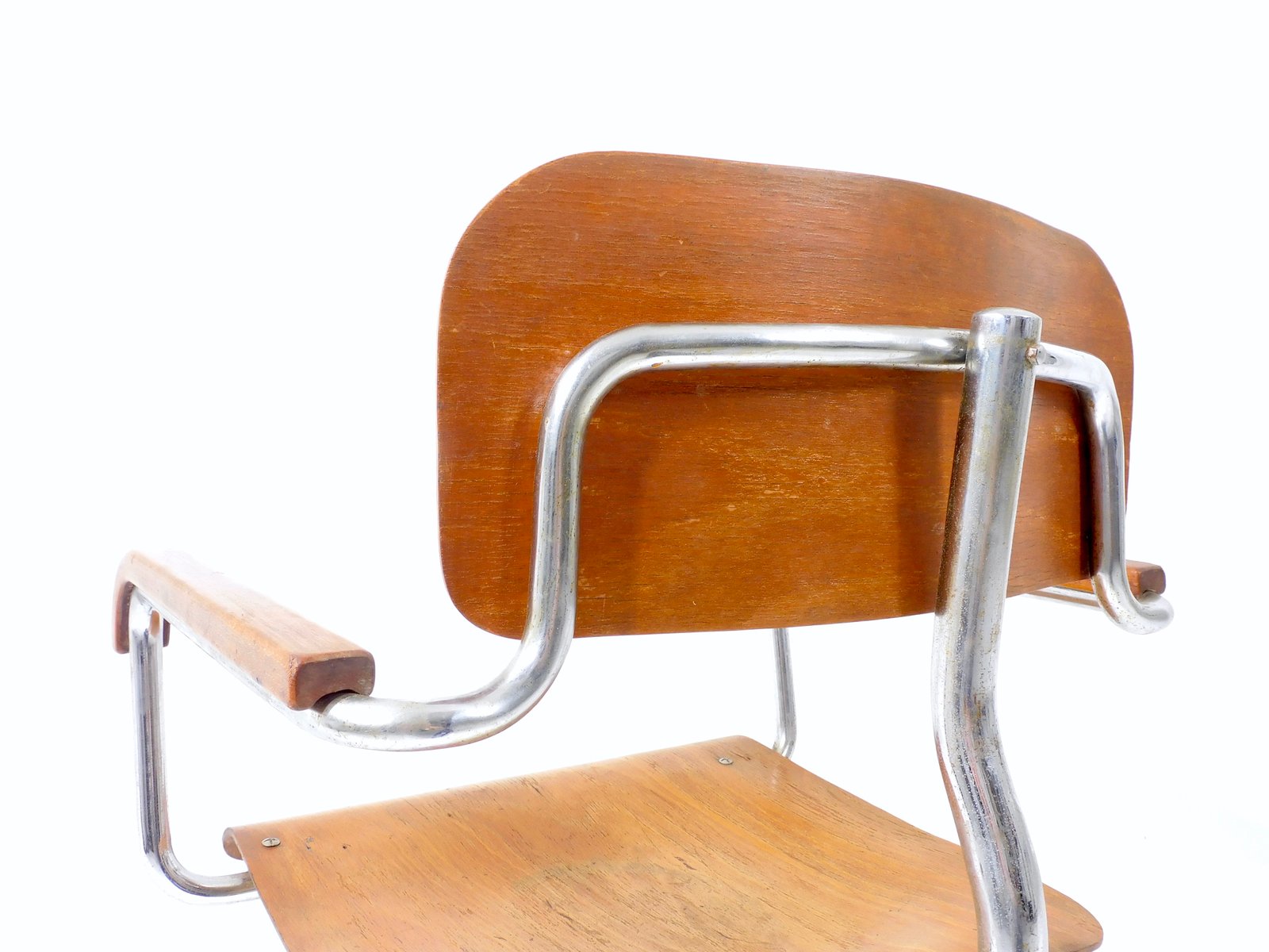 Vintage Bauhaus Tubular Steel Chair for sale at Pamono