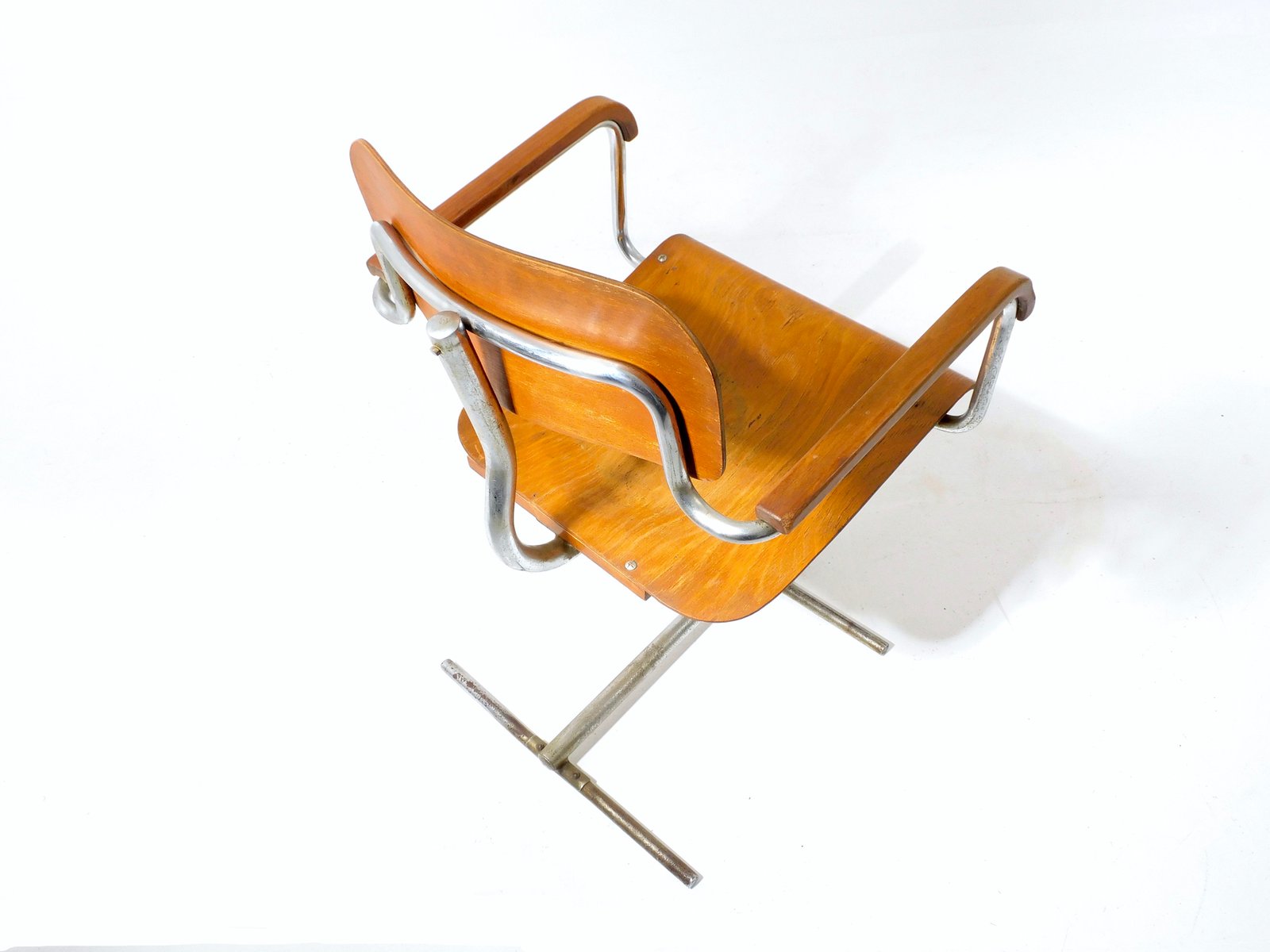 Vintage Bauhaus Tubular Steel Chair for sale at Pamono