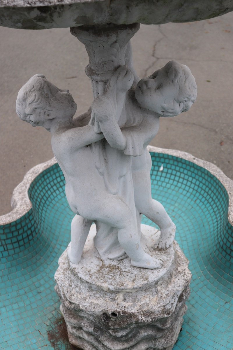 Neoclassical Garden Fountain with Statue, Early 20th Century for sale ...