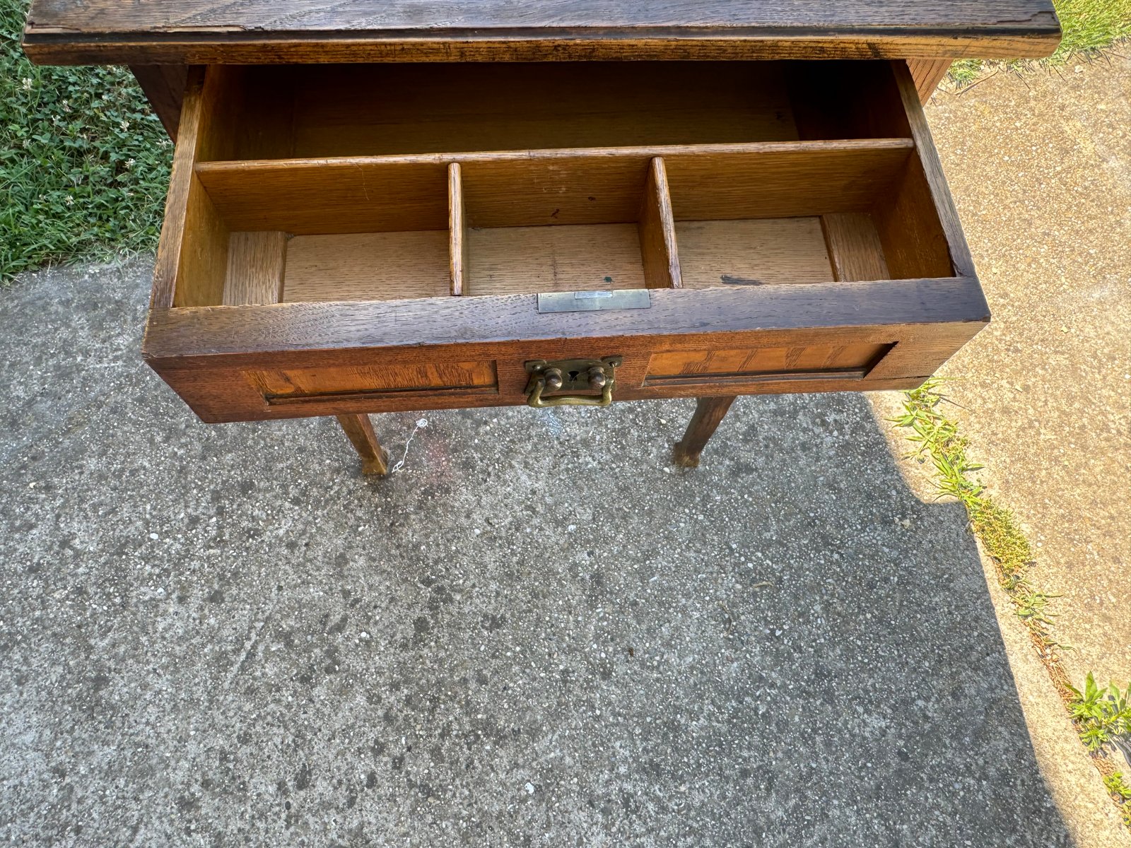Small Art Nouveau Side Table with Drawer, 1890s for sale at Pamono