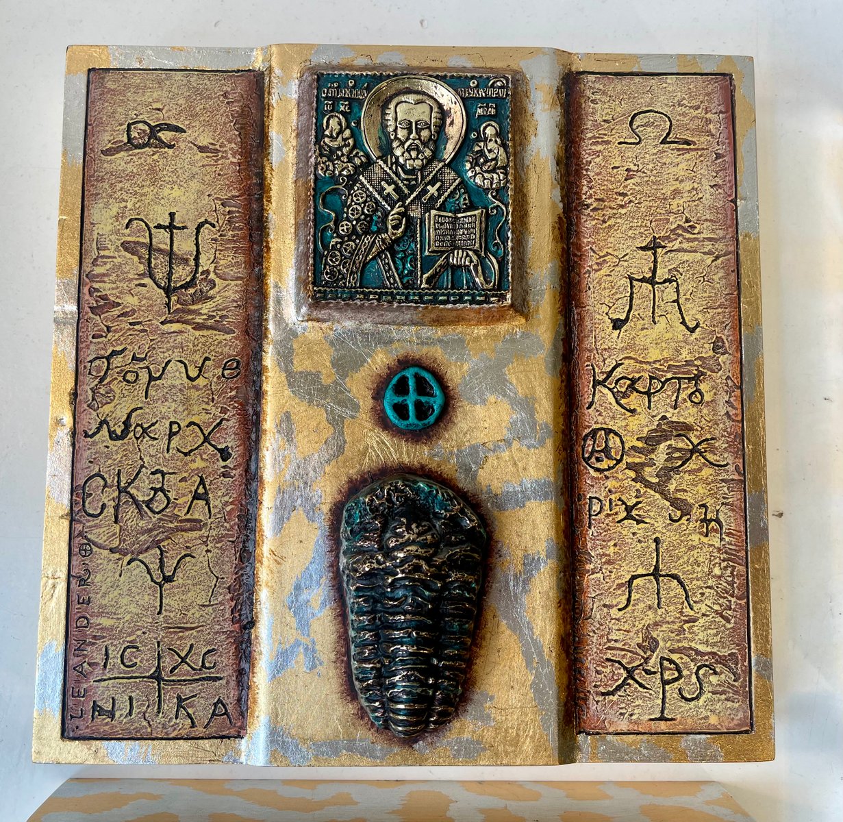Modern Icons in Ceramic and Bronze by Mogens Leander, 2000s, Set of 4 ...