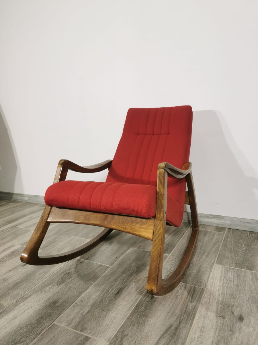 Rocking Chair from Ton, 1940s for sale at Pamono