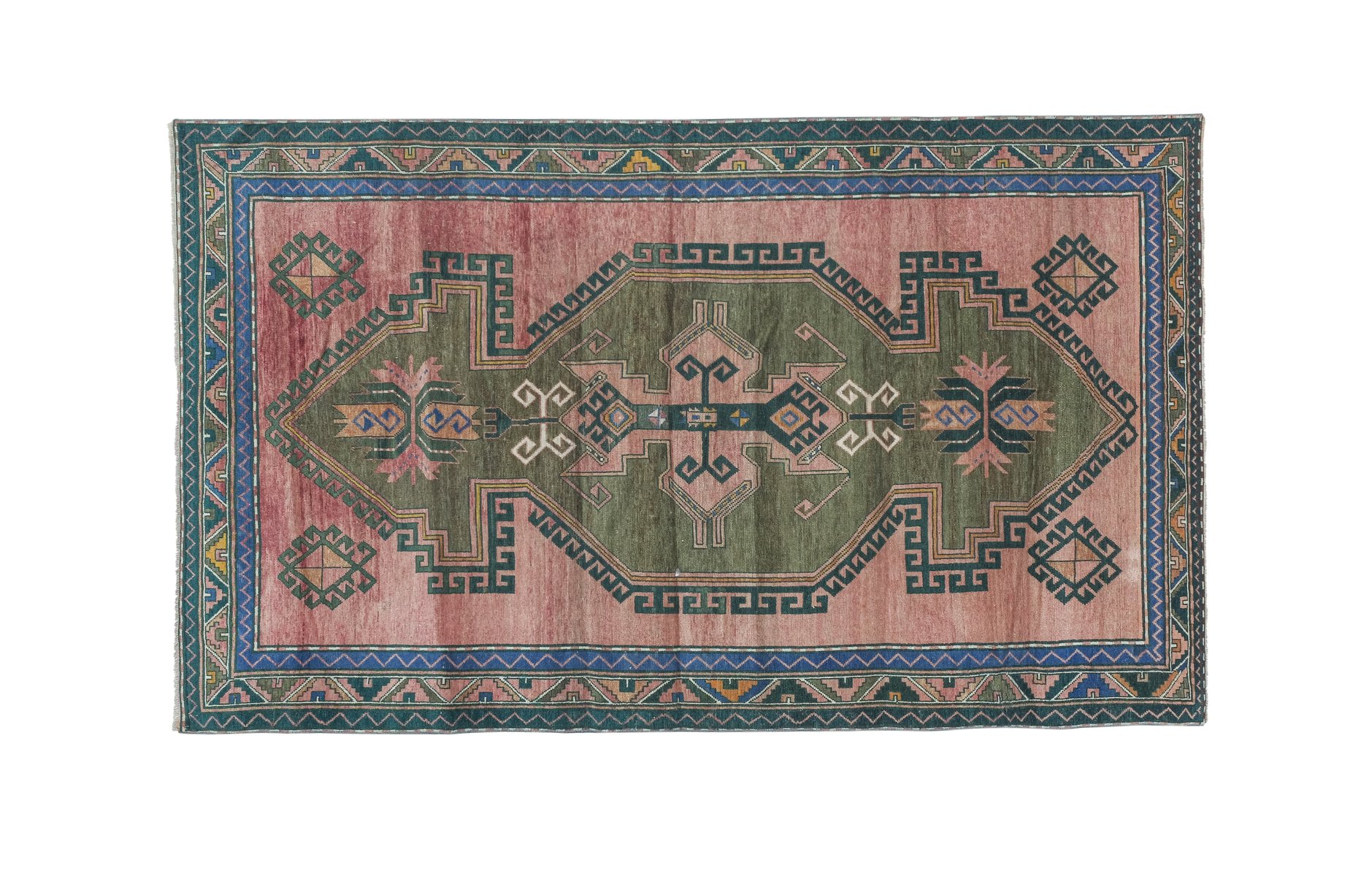 Vintage Caucasian Pattern Rug, 1970s for sale at Pamono