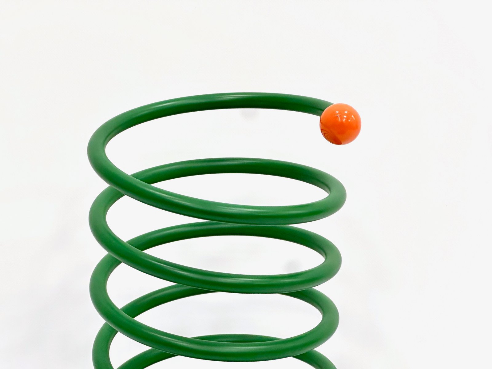 Spring-Shaped Umbrella Rack, 1980s for sale at Pamono