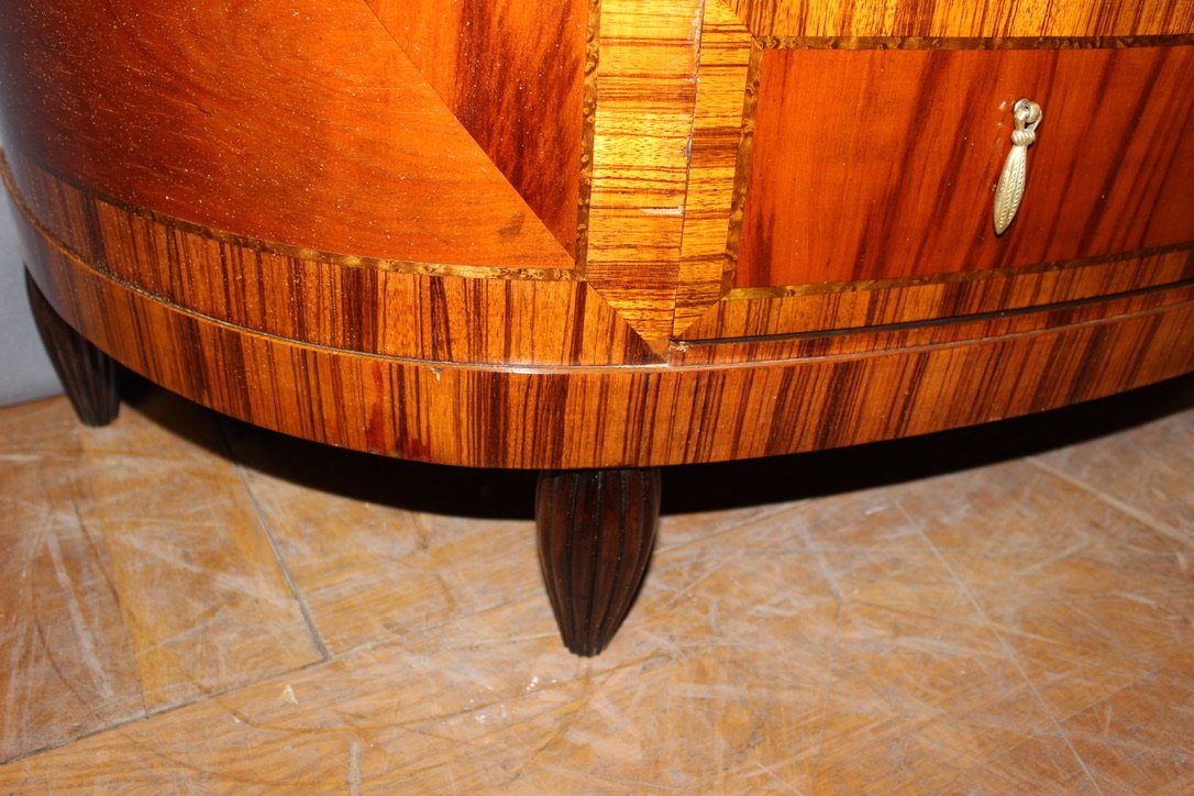 Art Deco Half Moon Commode, 1925 for sale at Pamono