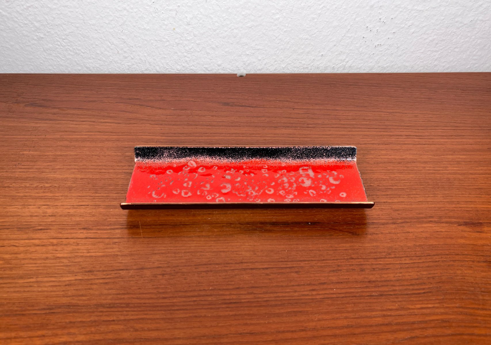 Mid-Century Metal Emaille Desk Utensilo, 1960s for sale at Pamono