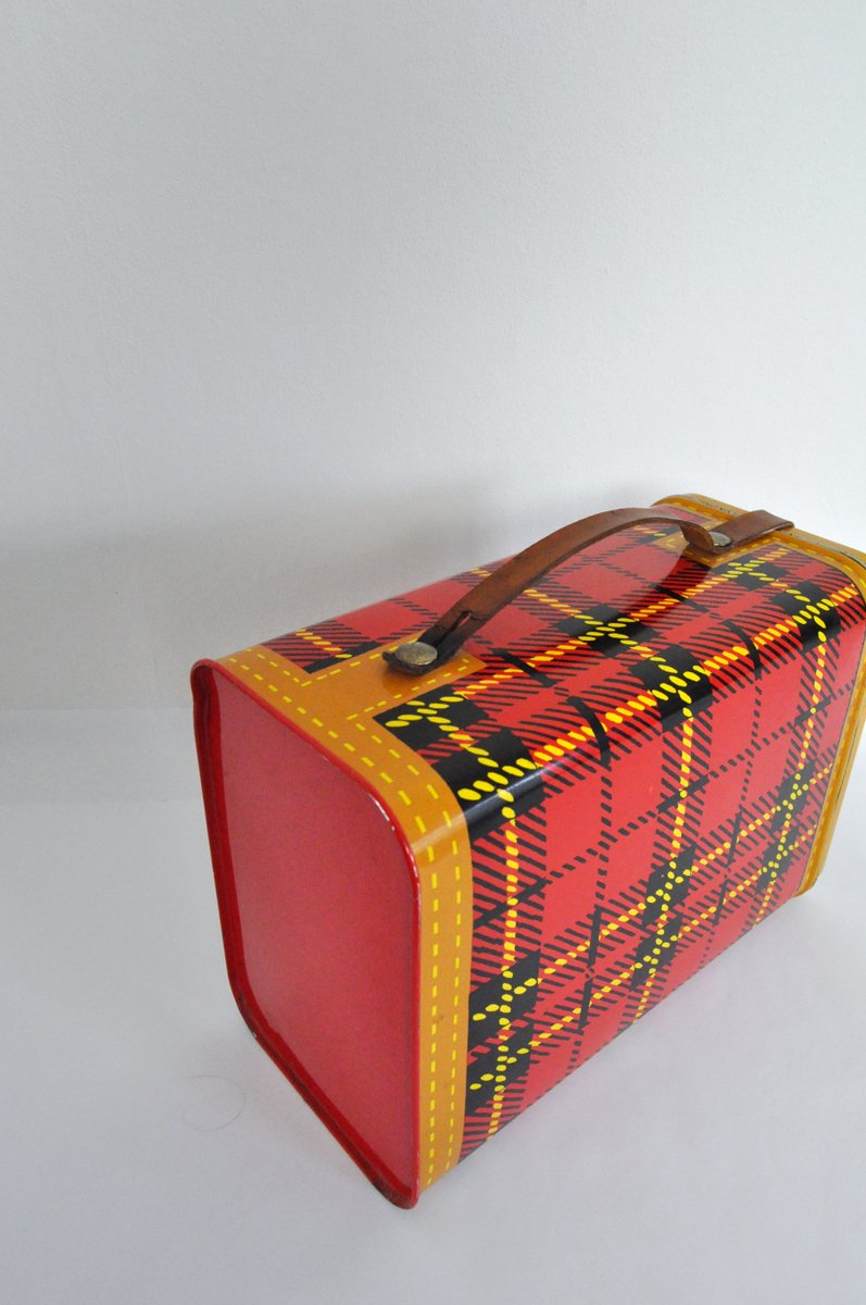 Mid-Century Metal Lunch Box from Glud & Marstrand, 1950s for sale at Pamono