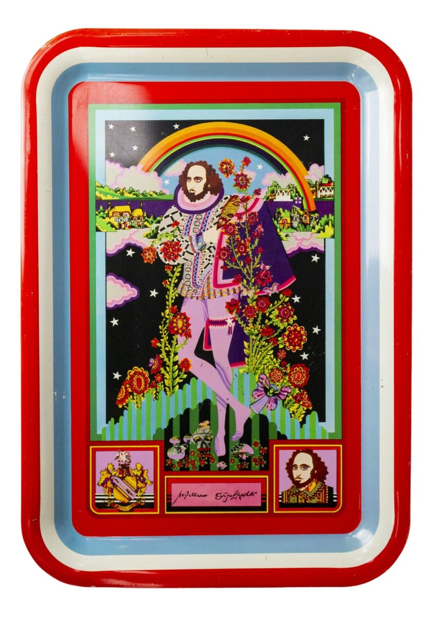 Polypops William Shakespeare Pop Art Tablett, 1960er bei Pamono kaufen