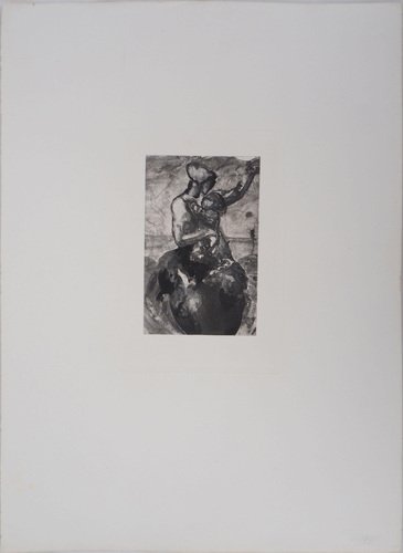 After Auguste Rodin, Mother and Child, 1897, Engraving for sale at Pamono