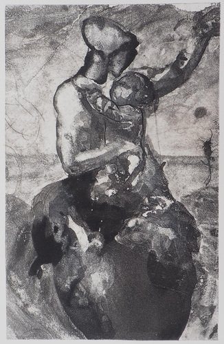 After Auguste Rodin, Mother and Child, 1897, Engraving for sale at Pamono