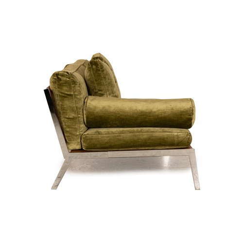Happy Fabric Two-Seater Green Sofa from Flexform for sale at Pamono