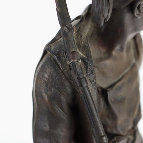 Antique African Knight Sculpture for sale at Pamono