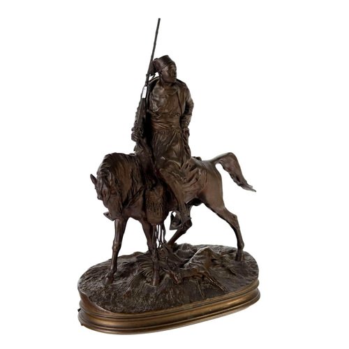 Antique African Knight Sculpture for sale at Pamono