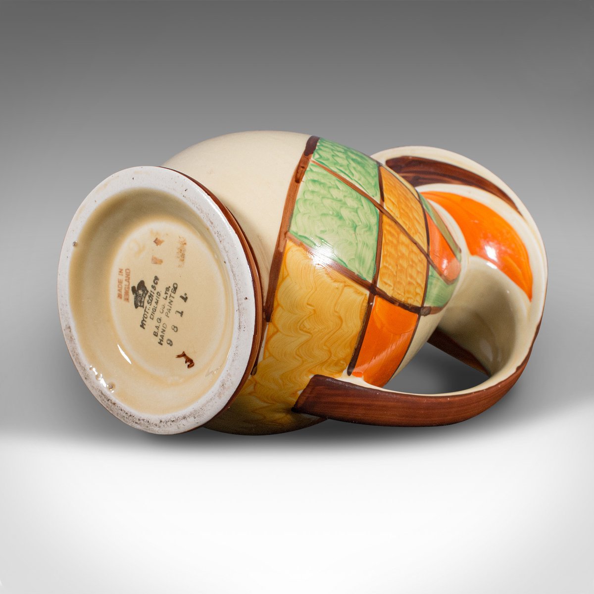 Vintage Art Deco English Ceramic Cream Pouring Jug, 1930s for sale at ...