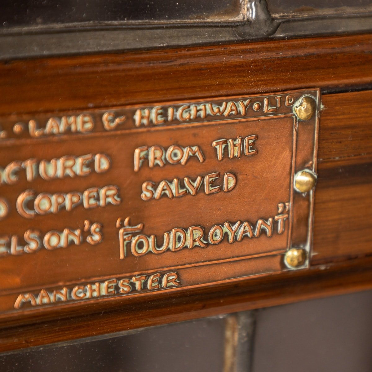 19th Century Timber Corner Cabinet in Oak from HMS Foudroyant, Lord ...