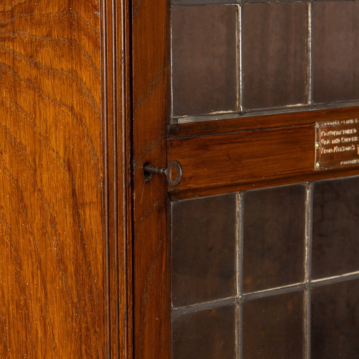 19th Century Timber Corner Cabinet in Oak from HMS Foudroyant, Lord ...
