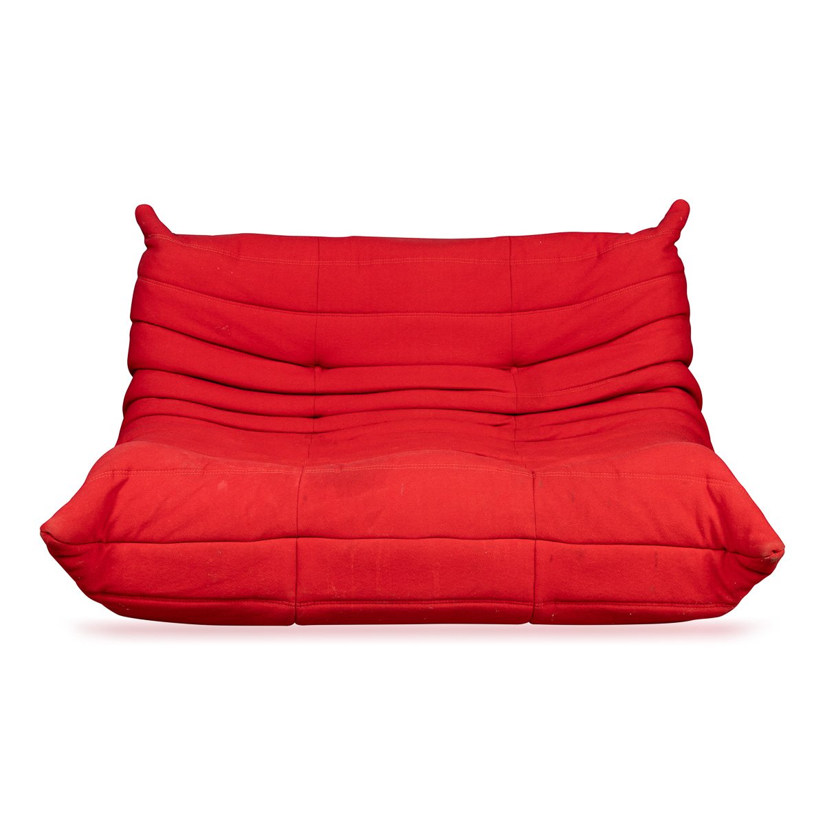 21st Century Red Togo Two Seater Sofa by Michel Ducaroy for Ligne Roset ...