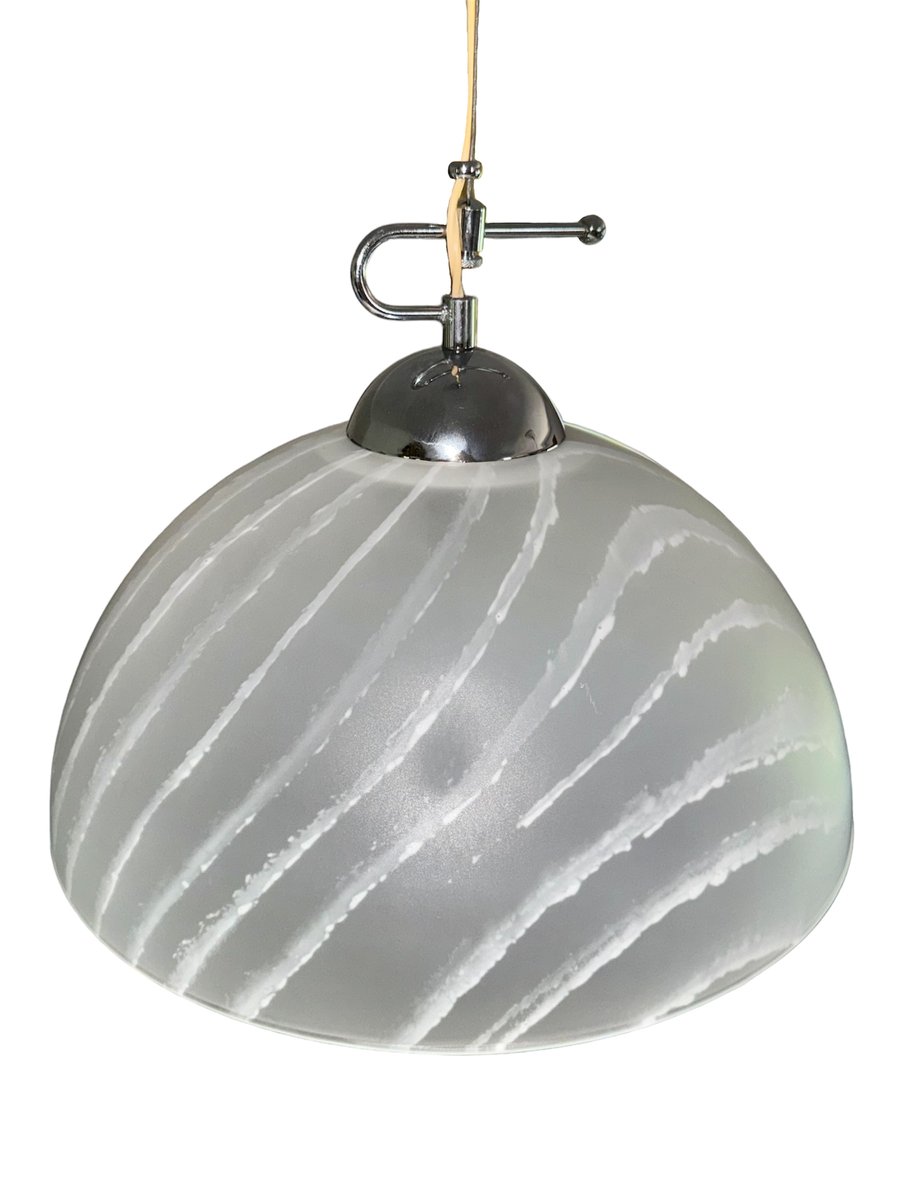 Murano Swirl Pendant Light from Peill & Putzler, 1970s for sale at Pamono