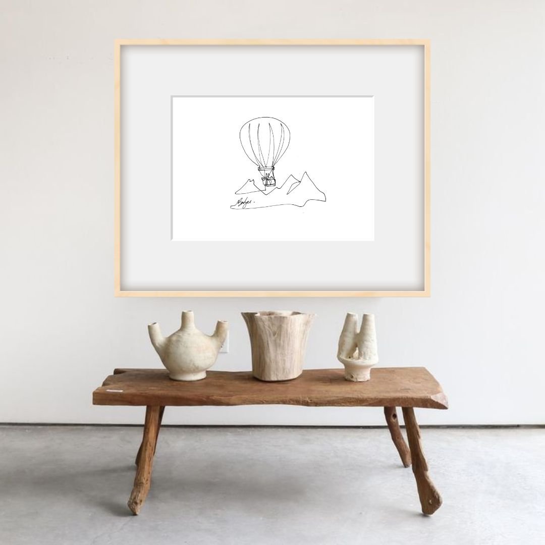 Balzac, Hot Air Balloon, 2023, Print for sale at Pamono