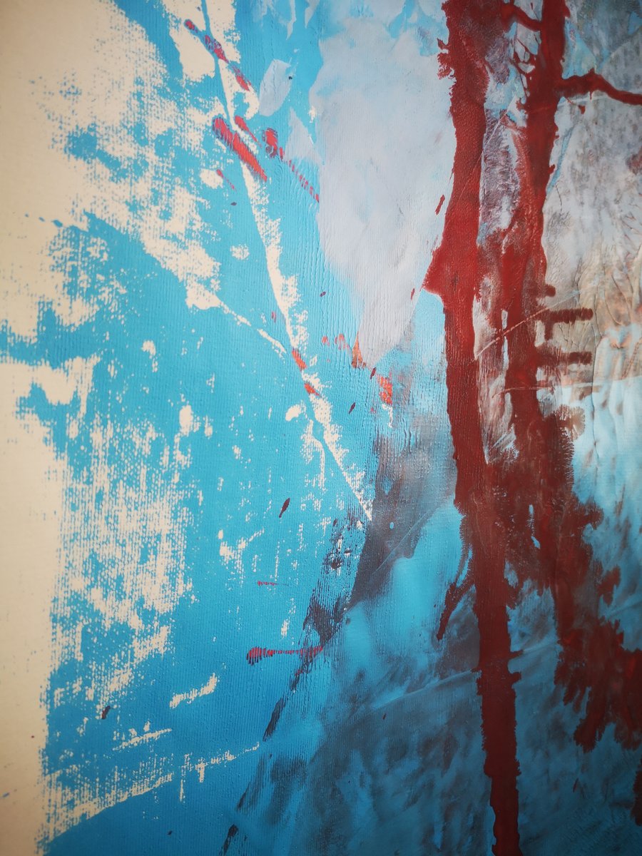 Alice Maier, Gods and Legends: Tribute to Poseidon, 2024, Acrilico su carta in vendita su Pamono