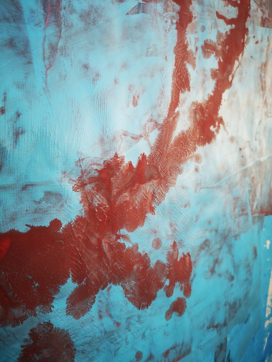 Alice Maier, Gods and Legends: Tribute to Poseidon, 2024, Acrilico su carta in vendita su Pamono