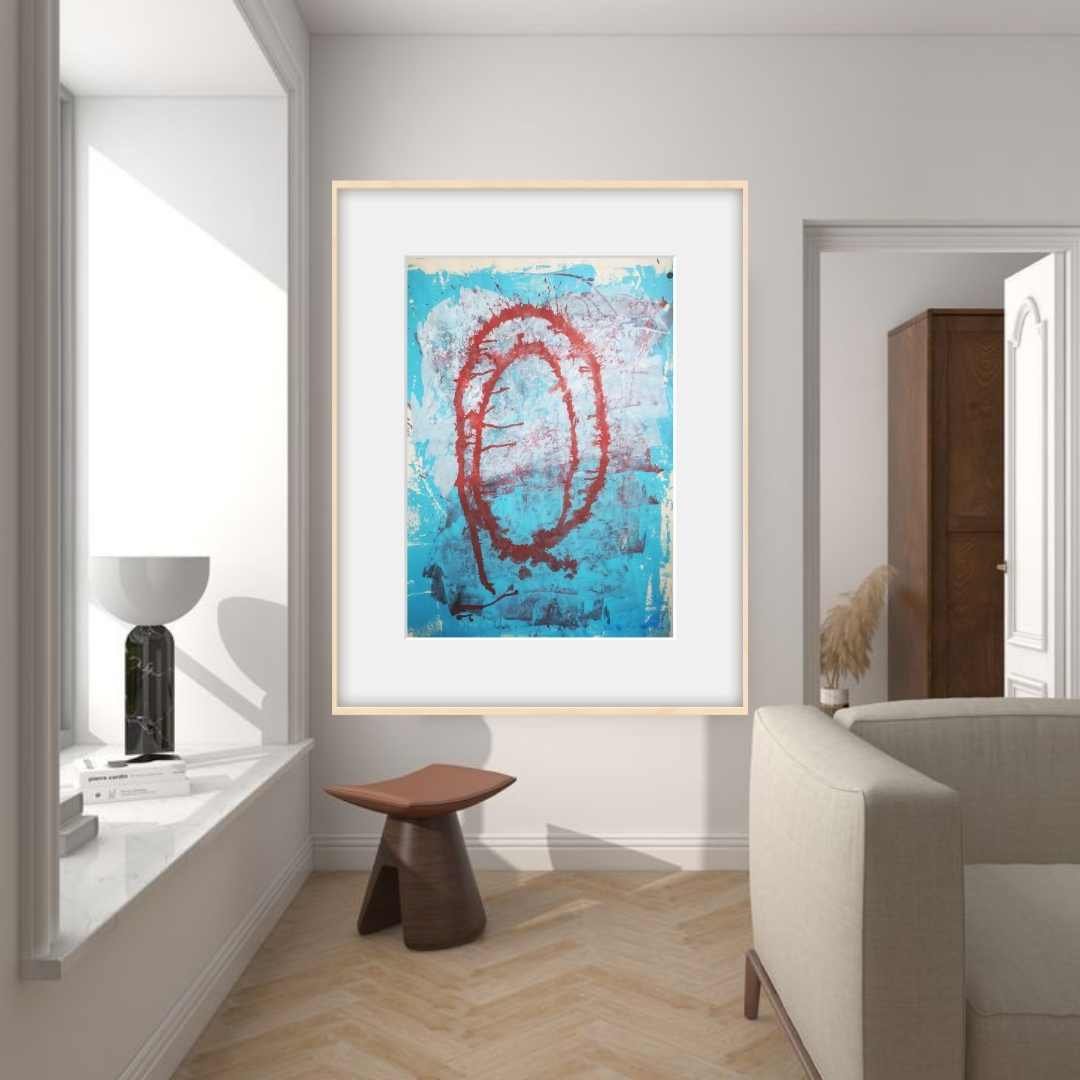 Alice Maier, Gods and Legends: Tribute to Poseidon, 2024, Acrylique sur Papier en vente sur Pamono