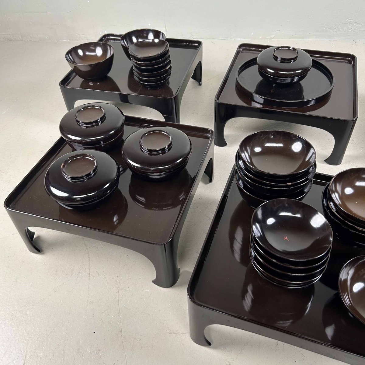 Vintage Japanese Ceremonial Set, 1920s, Set of 36 for sale at Pamono