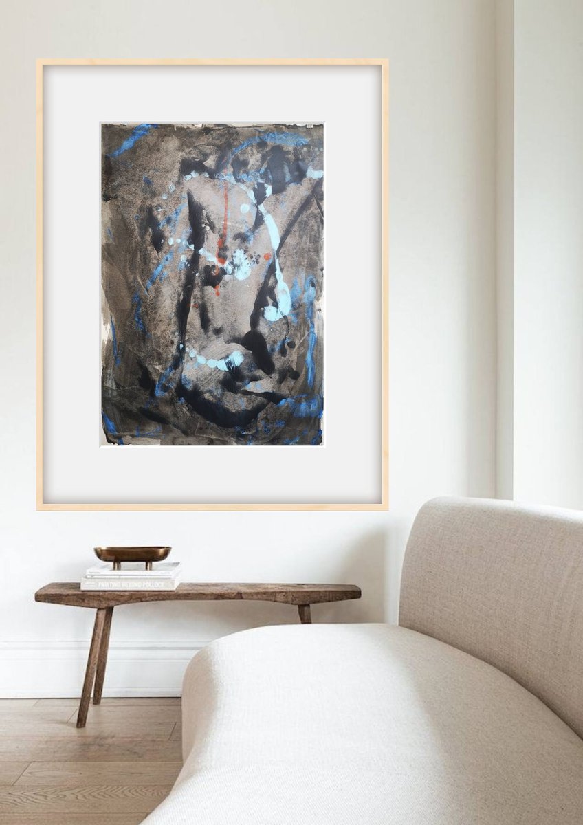 Alice Maier, The 5th Element Series: No. 2, 2024, Acrylic on Paper for sale at Pamono