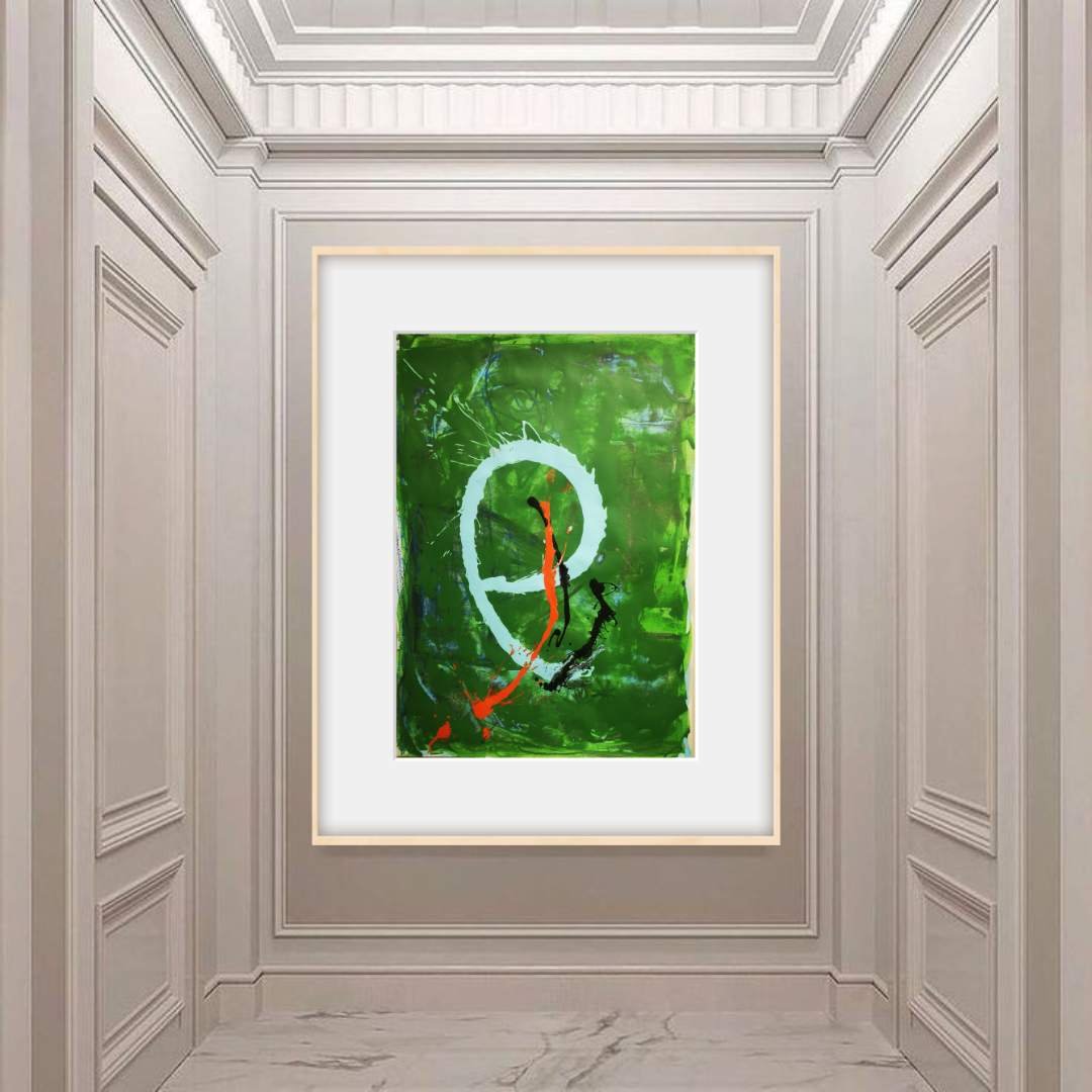 Alice Maier, The 5th Element Series: No. 5, 2024, Acrylic on Paper for sale at Pamono