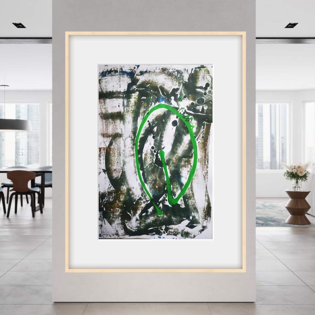 Alice Maier, The 5th Element Series: No. 6, 2024, Acrylic on Paper for sale at Pamono