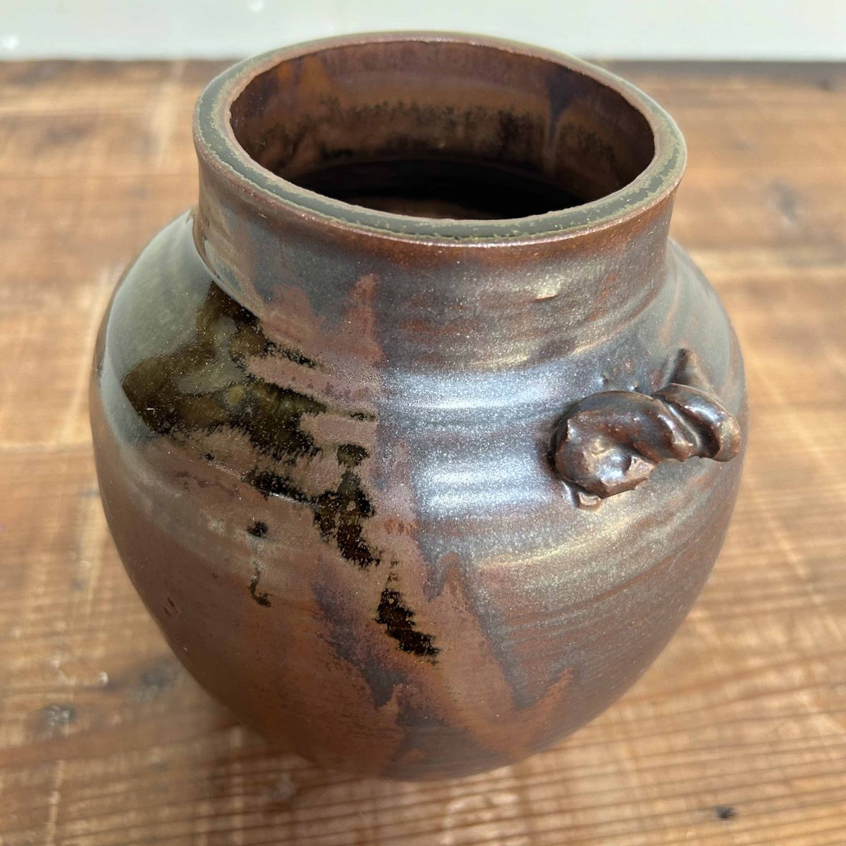 Vintage Ikebana Vase in Bizen Pottery, Japan, 1950s for sale at Pamono
