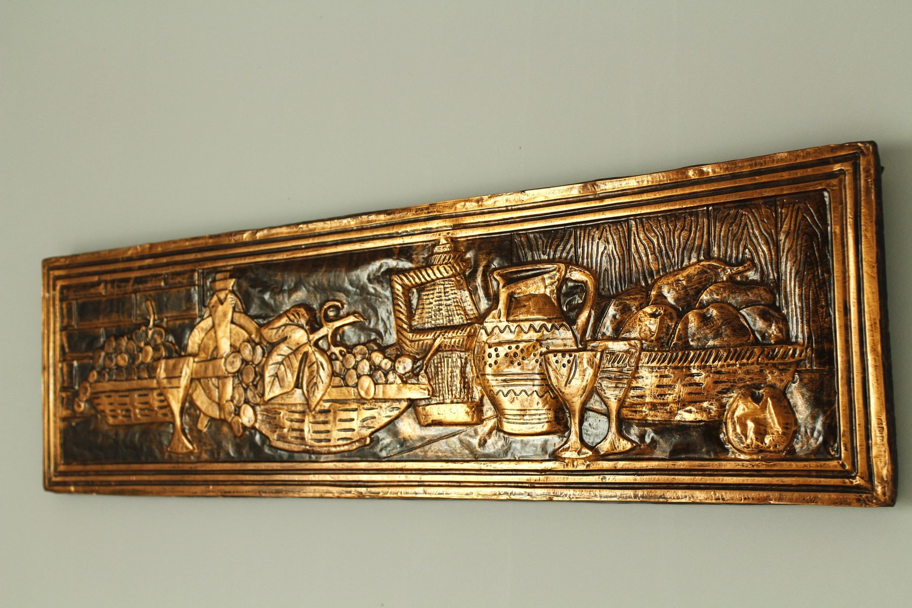 Copper Relief Still Life, 1960s for sale at Pamono