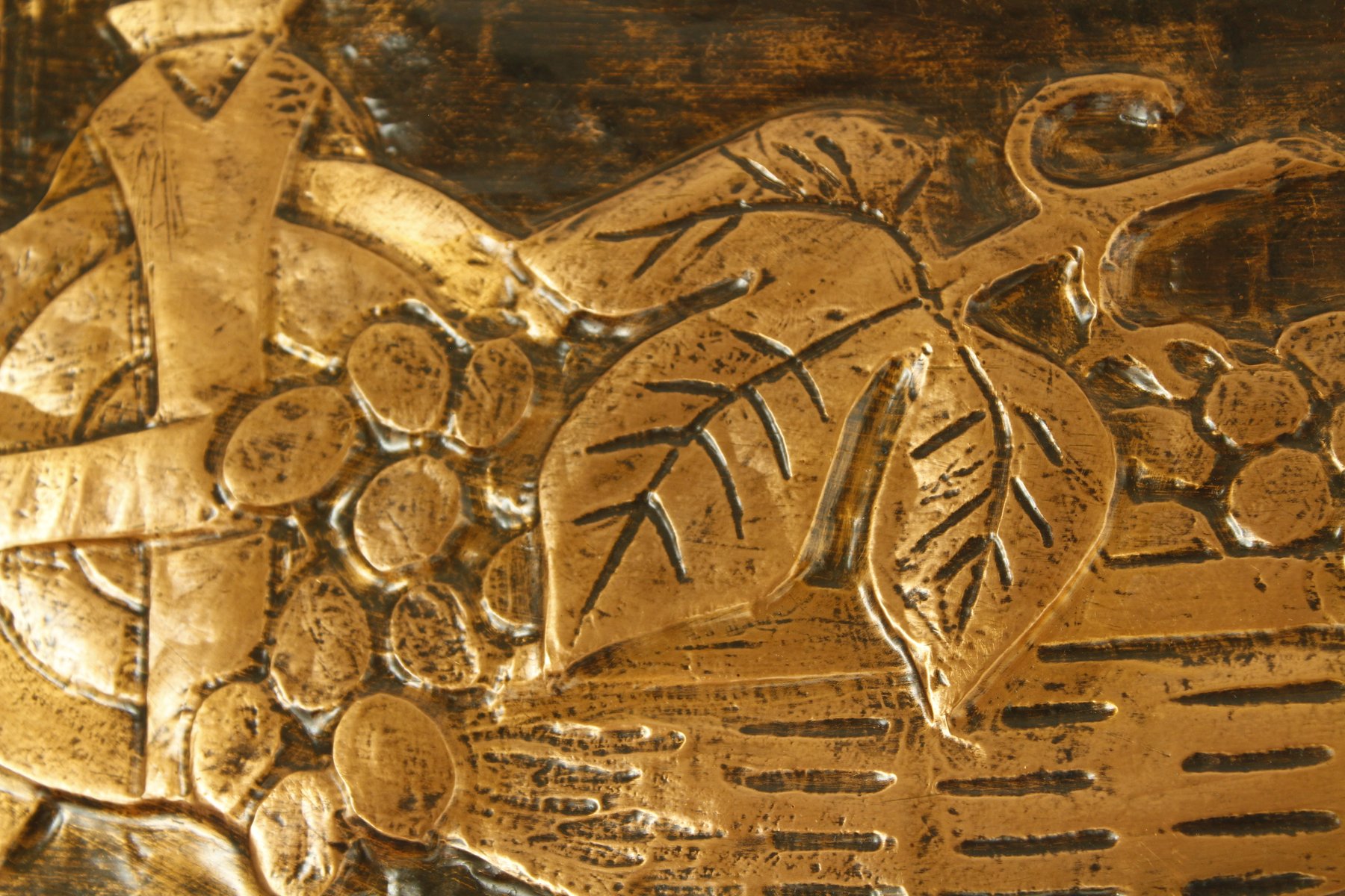 Copper Relief Still Life, 1960s for sale at Pamono