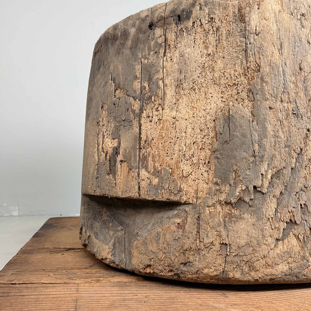 Antique Japanese Rice Mortar, 1890s for sale at Pamono