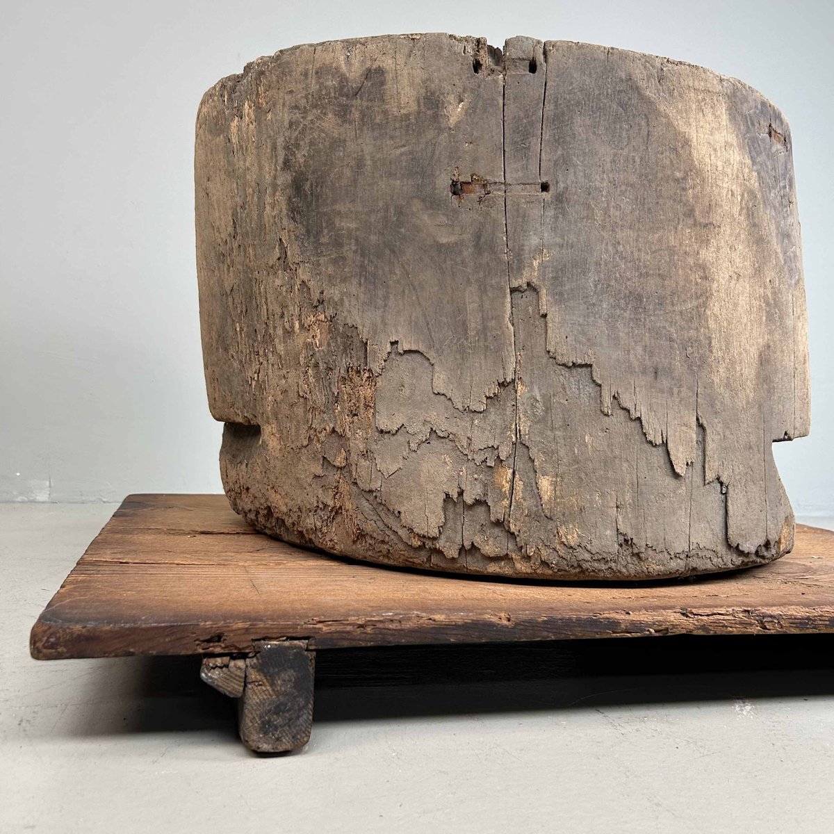 Antique Japanese Rice Mortar, 1890s for sale at Pamono