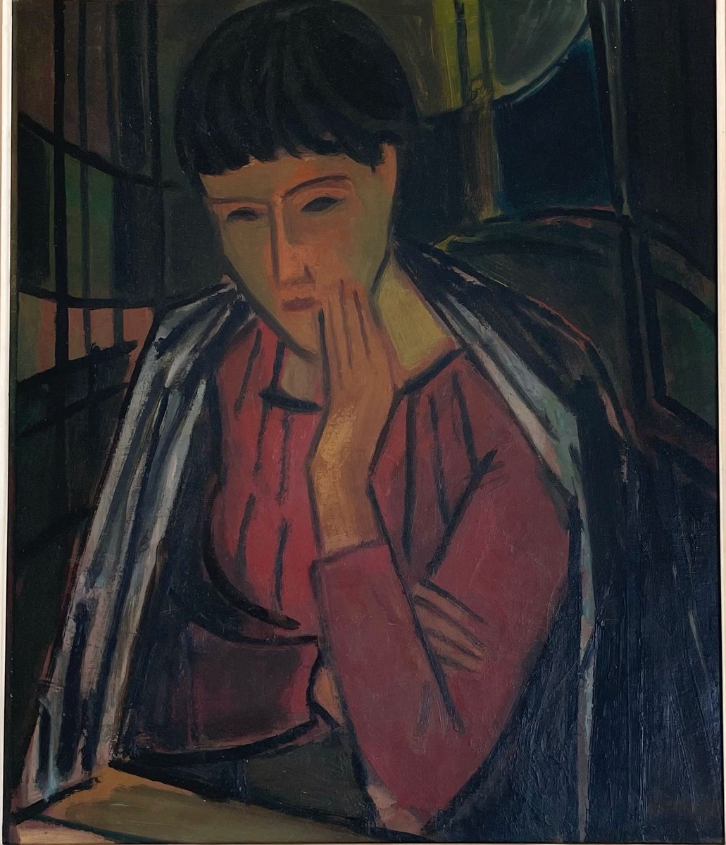 Charles Herman Hoffmann, Woman, Oil on Canvas, 1940s, Framed for sale ...