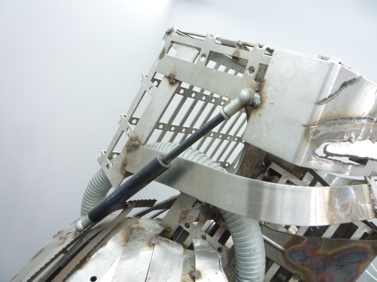 Brutalist Scrap Art Robot Man, 1970s, Metal for sale at Pamono