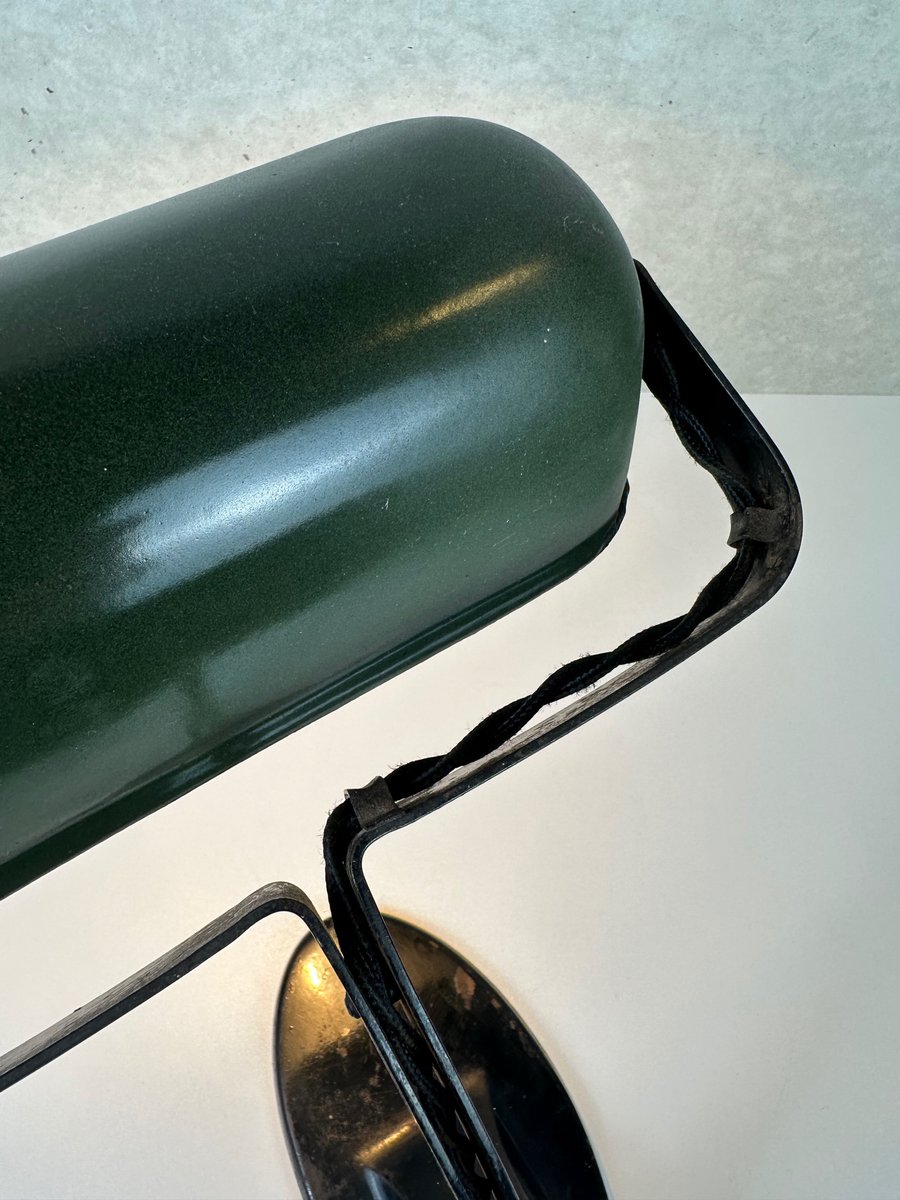 Art Deco Viktoria Enamel Table Lamp for sale at Pamono