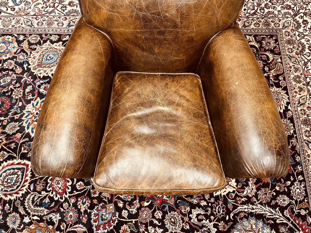 Vintage Aviator Mutton Leather Chair for sale at Pamono